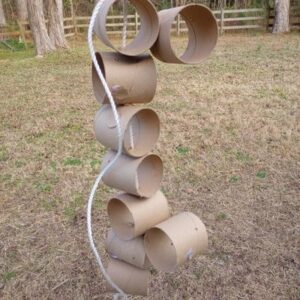 Cardboard Tube Treat Toy for Horses | Budget | DIY - Enriching Equines